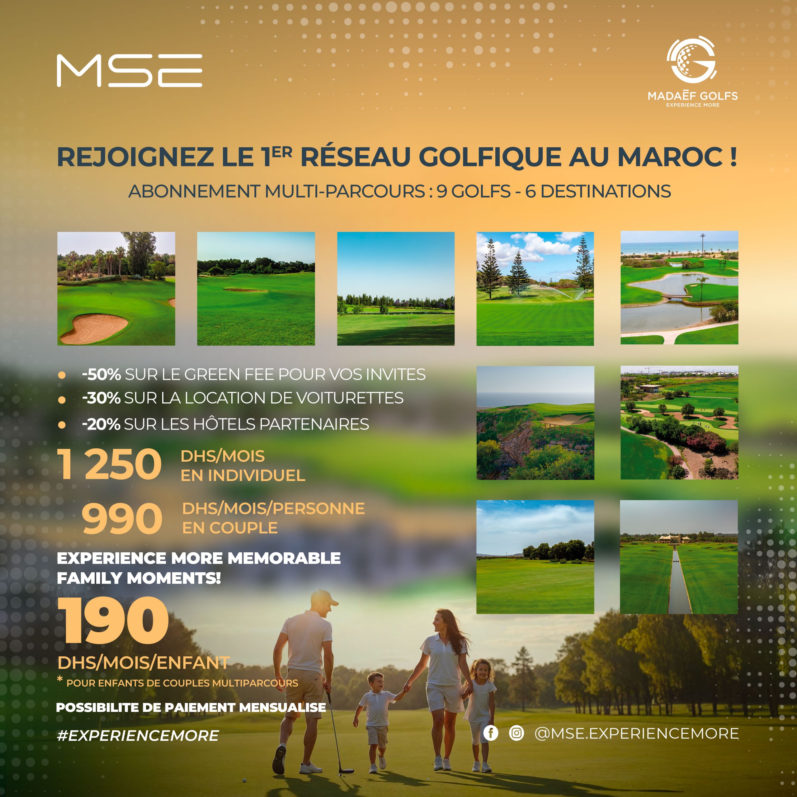 Abonnement Multi-parcours - Madaef